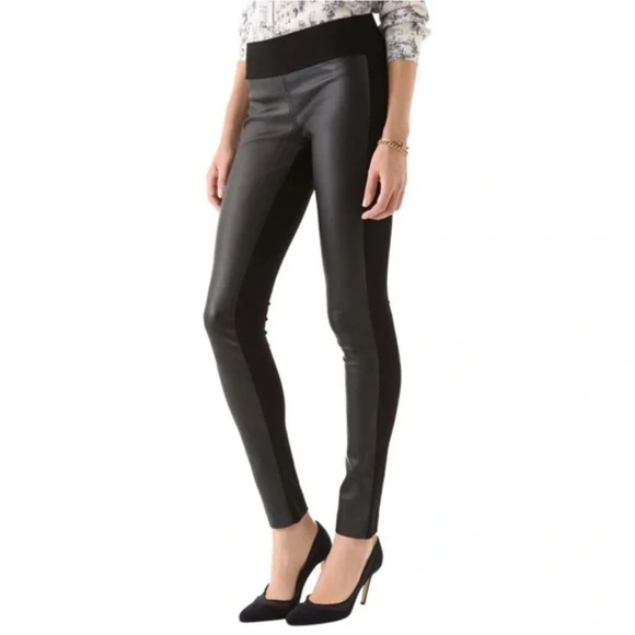 Club Monaco | Pants & Jumpsuits | Club Monaco Tasha Faux Leather Ponte ...